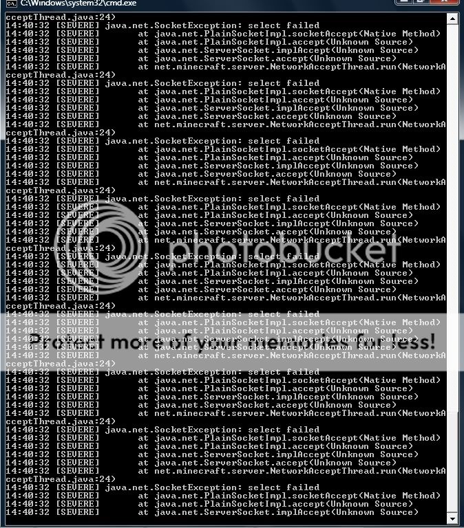 Bukkit Server Error Bukkit Forums